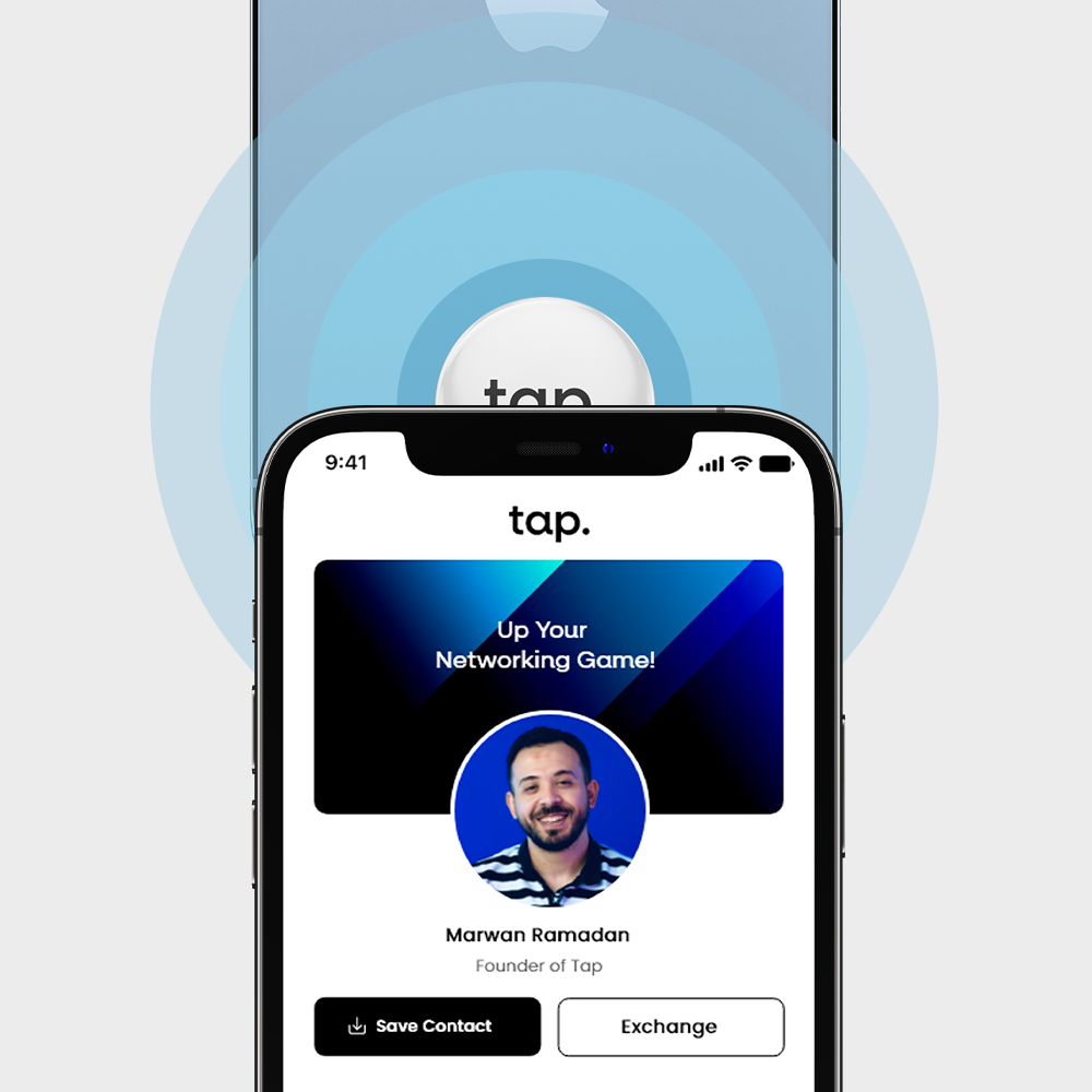 Tap NFC Sticker - Share Everything With A Tap - White – NFC Egypt