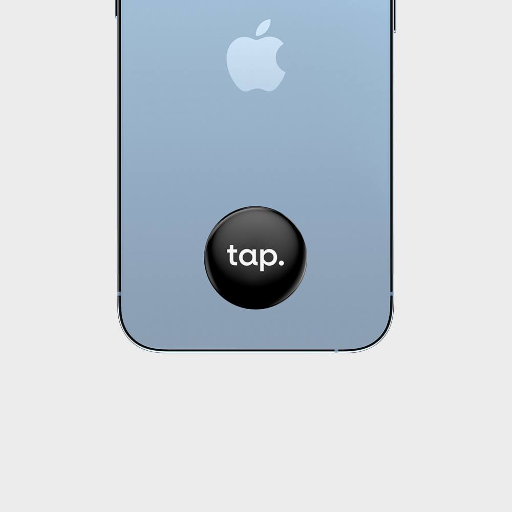 Tap NFC Sticker - Share Everything With A Tap - Black – NFC Egypt