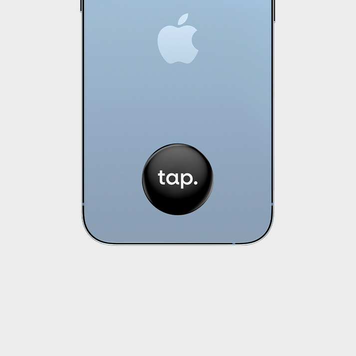 Tap NFC Sticker - Share Everything With A Tap - Black – NFC Egypt